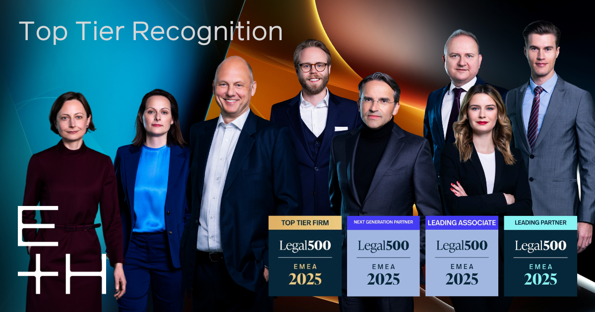 E+H once again recognized as a Top Tier law firm by The Legal 500 (2025) - E+H Rechtsanwälte GmbH